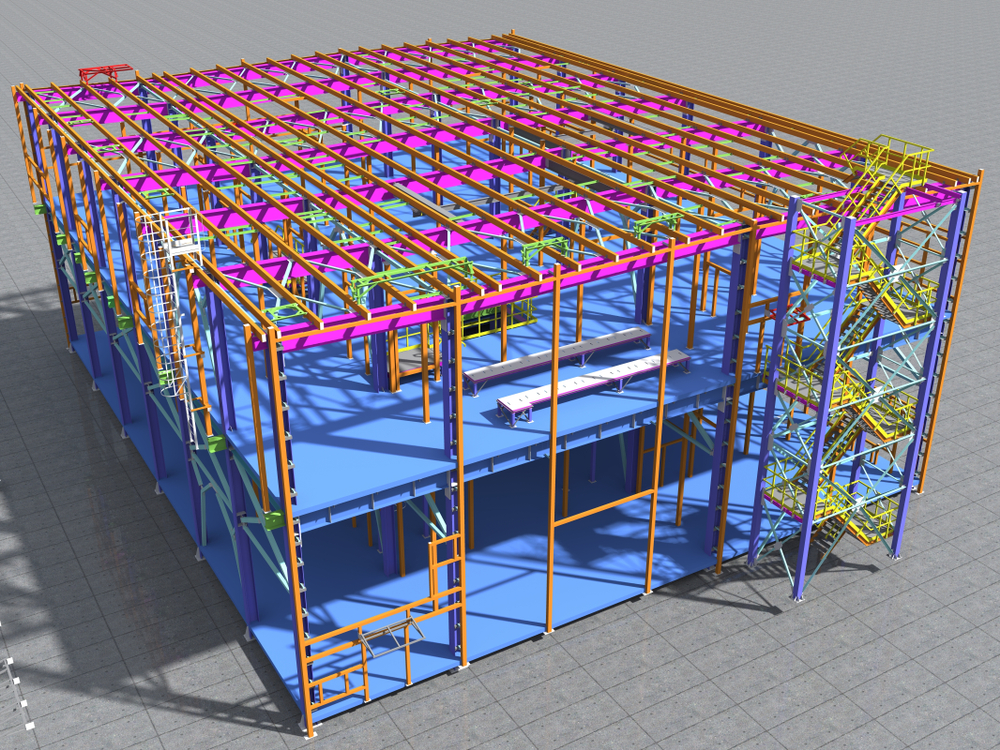 Steel Structures - Prefabricated Steel - Steel Structures- Build Up Section